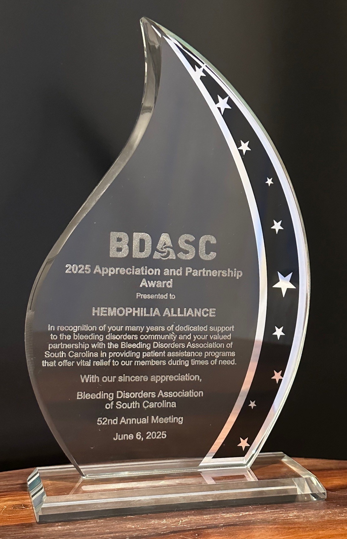 Awards and Recognition, June 2025 - Hemophilia Alliance